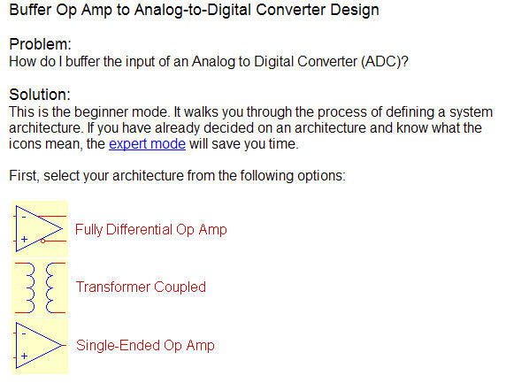 ADC-INPUT-CALC Analog-to-Digital Converter Input Driver Design Tool ...